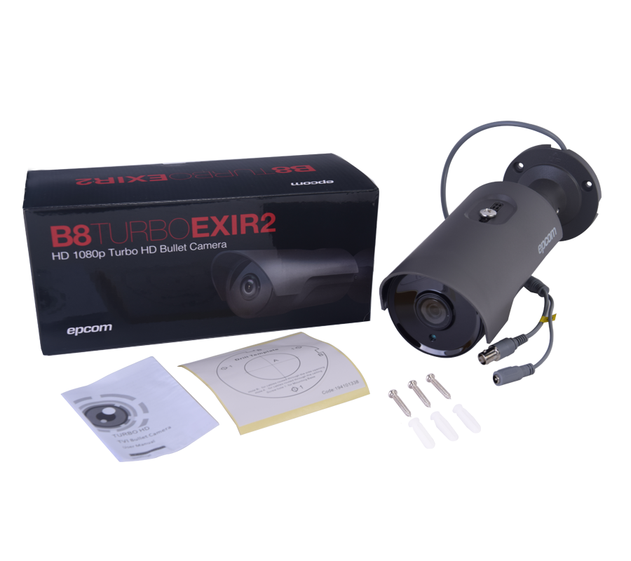Cámara Epcom B8TURBOEXIR28 bala TurboHD 1080P con lente fijo de 2.8mm e ...