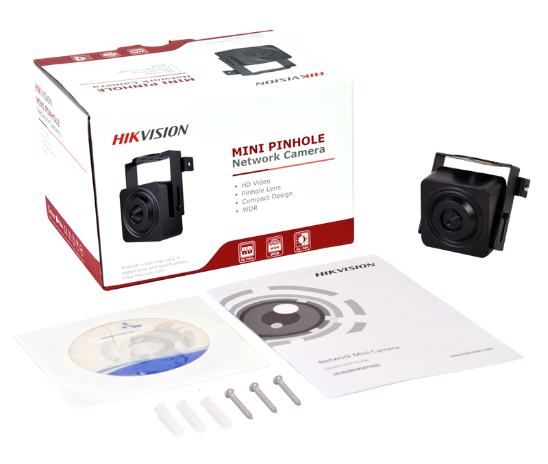 Cámara Hikvision IP 1MP, Tipo Pinhole, Lente 3.6mm DS-2CD2D14WD