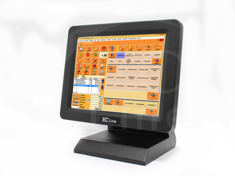 Terminal EC Line Touch Screen 12" Intel Atom J1900 4GB 60GB SSD Sin ...