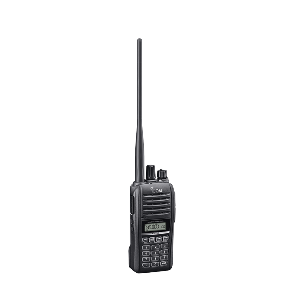 Radio portátil ICOM ICT10 doble banda VHF/UHF, con 5 W de potencia de ...