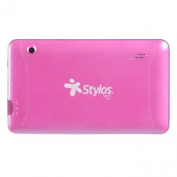 Tablet Stylos Taris DC 512Mb, 8Gb, Android 4.4, 2 Camaras, 7", TFT LCD Rosa
