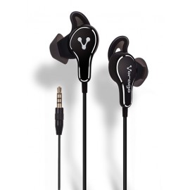 AUDIFONOS VORAGO PREMIUM 3.5MM NEGRO MANOS LIBRES CTRL DE VOL
