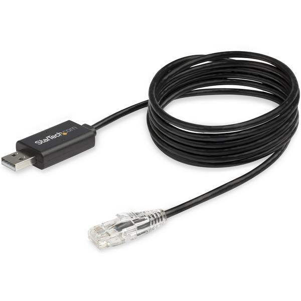 CABLE ADAPTADOR USB A RJ45 DE 1.8 M PARA CONSOLA CISCO ICUSBROLLOVR