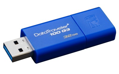 Memoria USB 32 GB Kingston Technology DT100G3 Azul