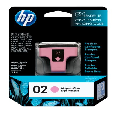 HP 02 LIGHT MAGENTA INK CARTRIDGE LAR