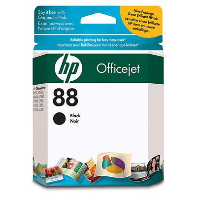 HP 88 BLACK OFFICEJET INK CARTRIDGE LAR