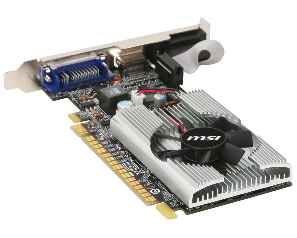 Tarjeta de Video MSI N210-MD1G/D3 - NVIDIA, GPU 210, GDDR3-SDRAM, 64 bit