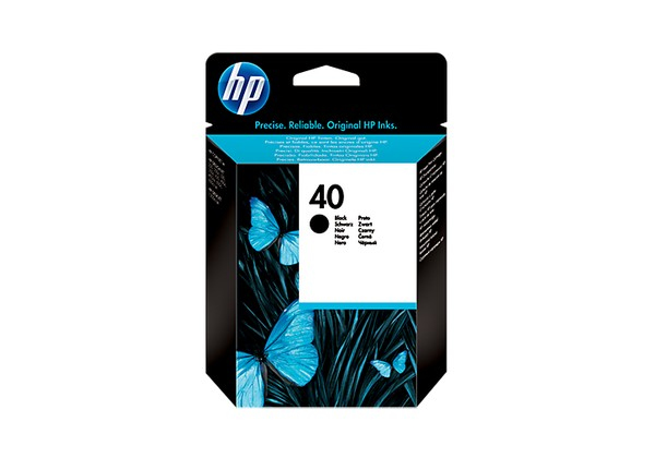HP 40 BLACK INK CARTRIDGE