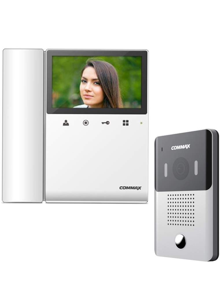 COMMAX CDV43K2DRC4Y - Kit de videoportero incluye monitor a color 4.3 ...