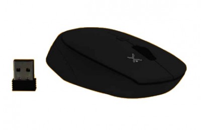 Mouse Inalámbrico PERFECT CHOICE PC-045038 - Negro