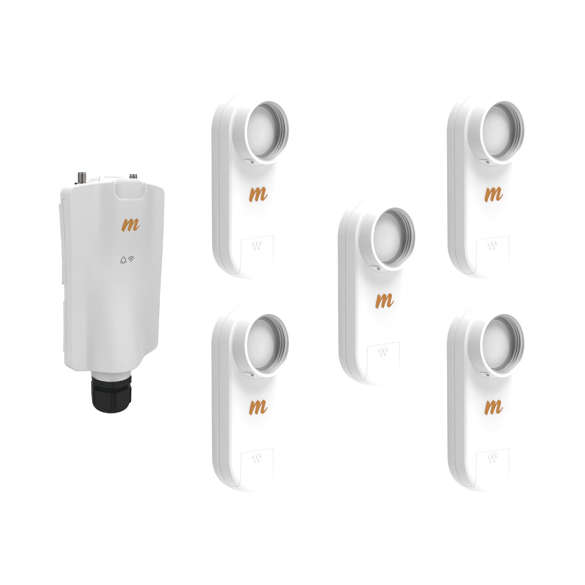 Kit de radio A5X más 5 radios C5x, rango de frecuencia extendida (4.9 a ...