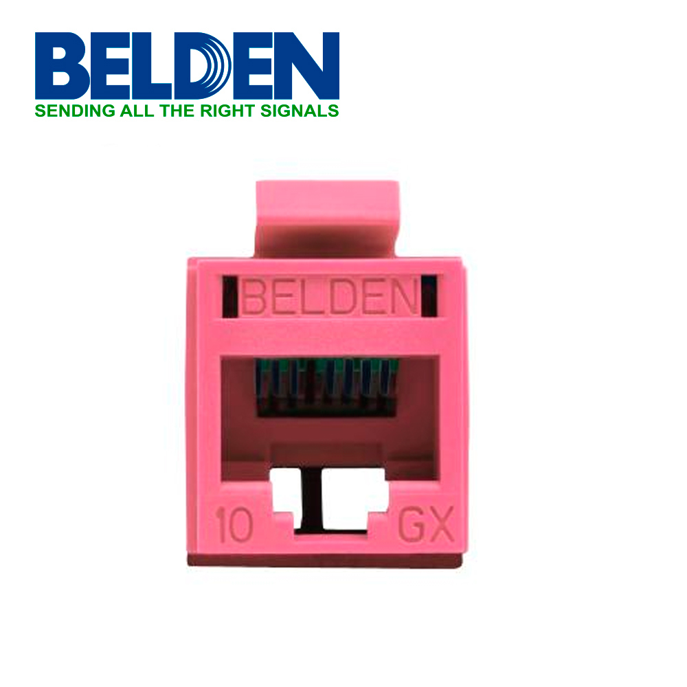 CONECTOR MODULAR JACK RJ45 CAT6A REVCONNECT BELDEN RVAMJKUTR-S1 ESTILO ...