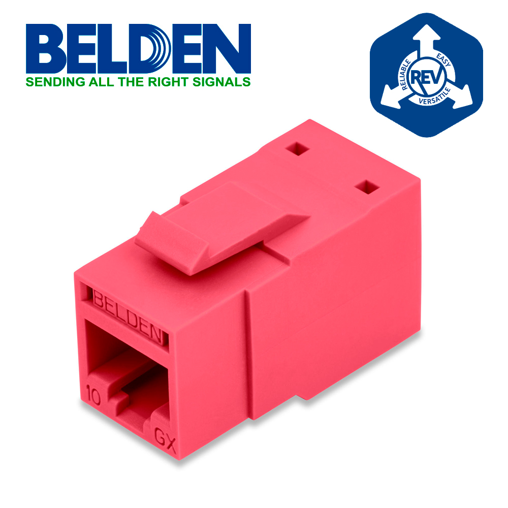 CONECTOR MODULAR JACK RJ45 CAT6A REVCONNECT BELDEN RVAMJKURD-S1 ESTILO ...