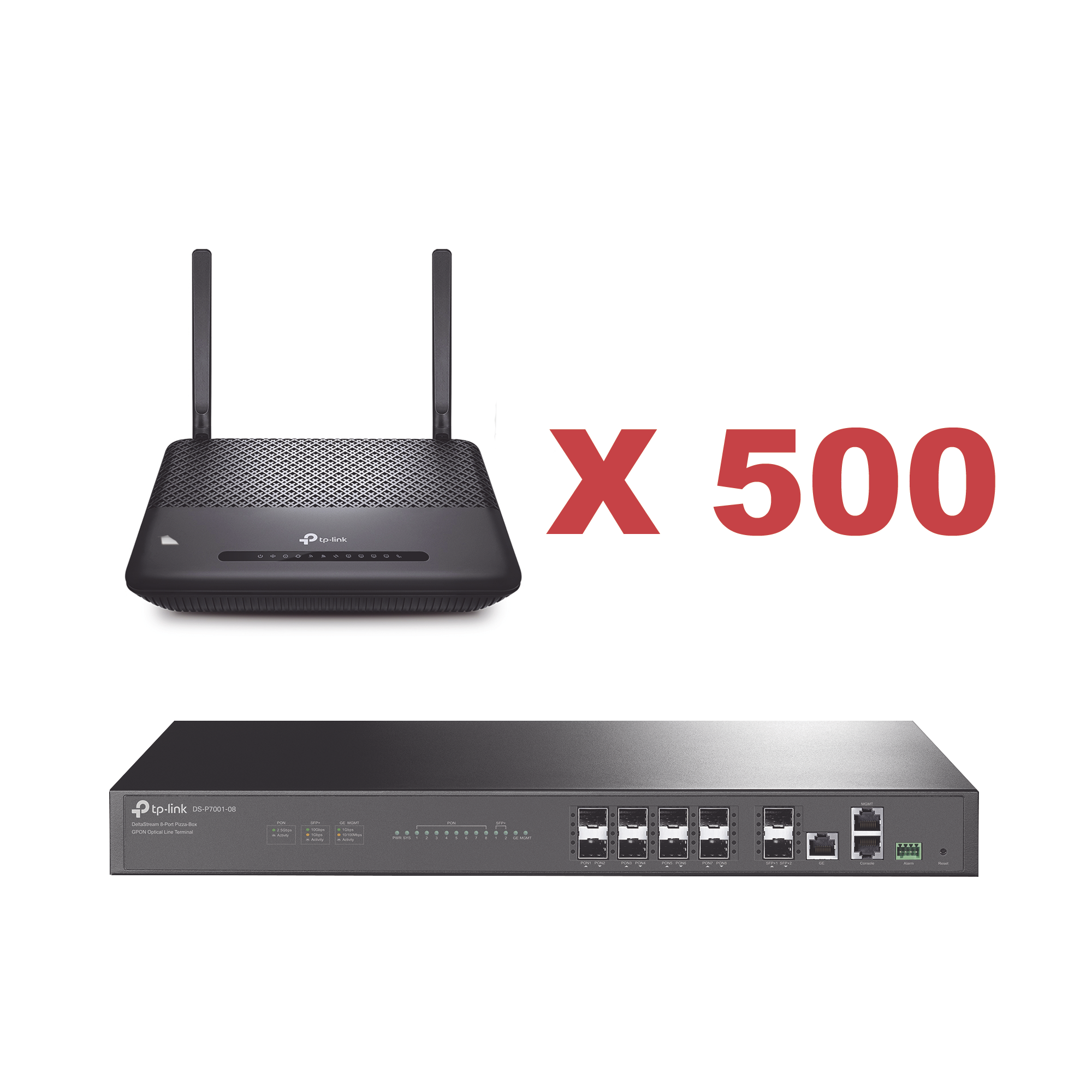 Kit para ISP`s / Paquete de 500 ONU´s Modelo XC220G3V y una OLT DS ...