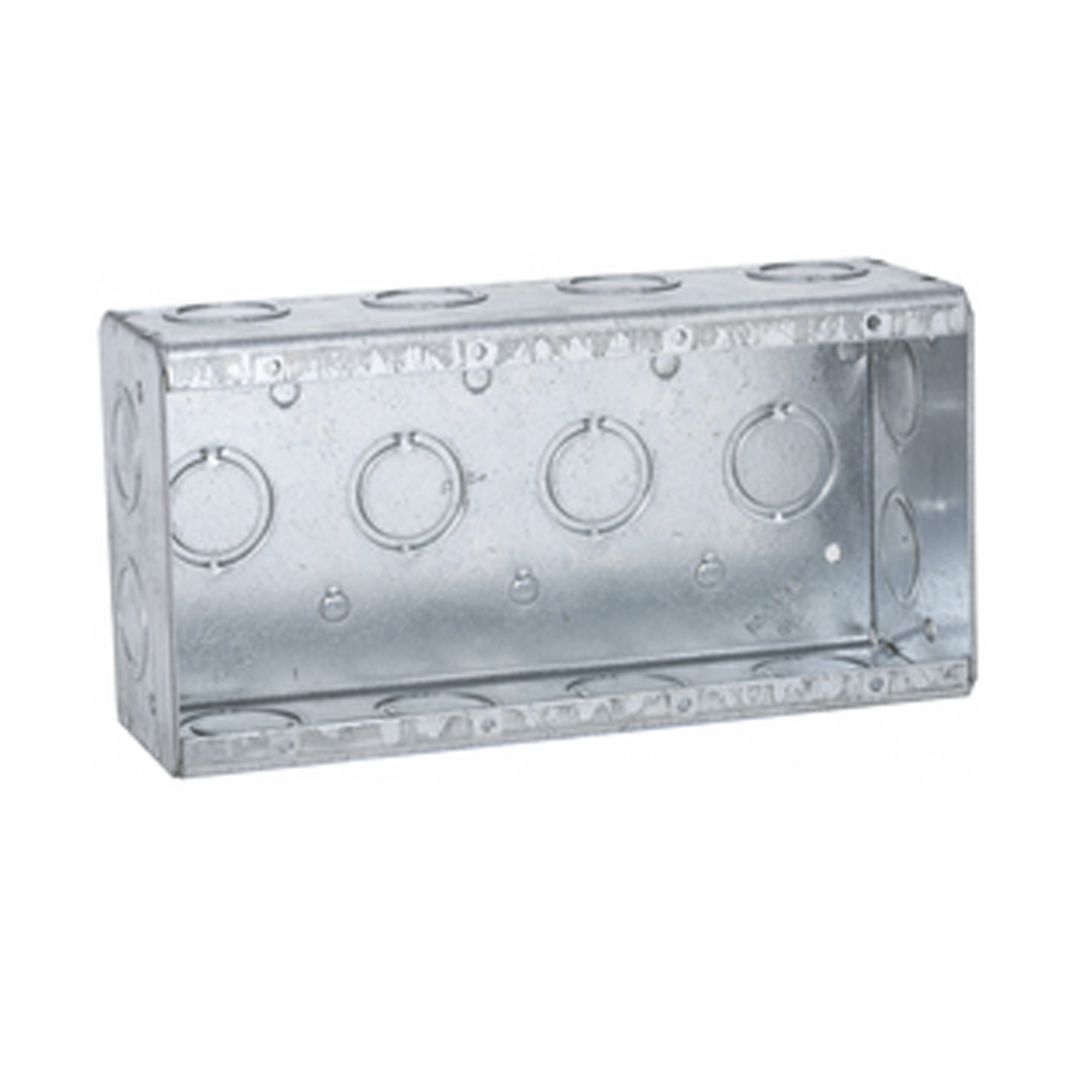 Caja Multigang De Acero Galvanizado De 4 Gangs Profundidad De 2 1 2