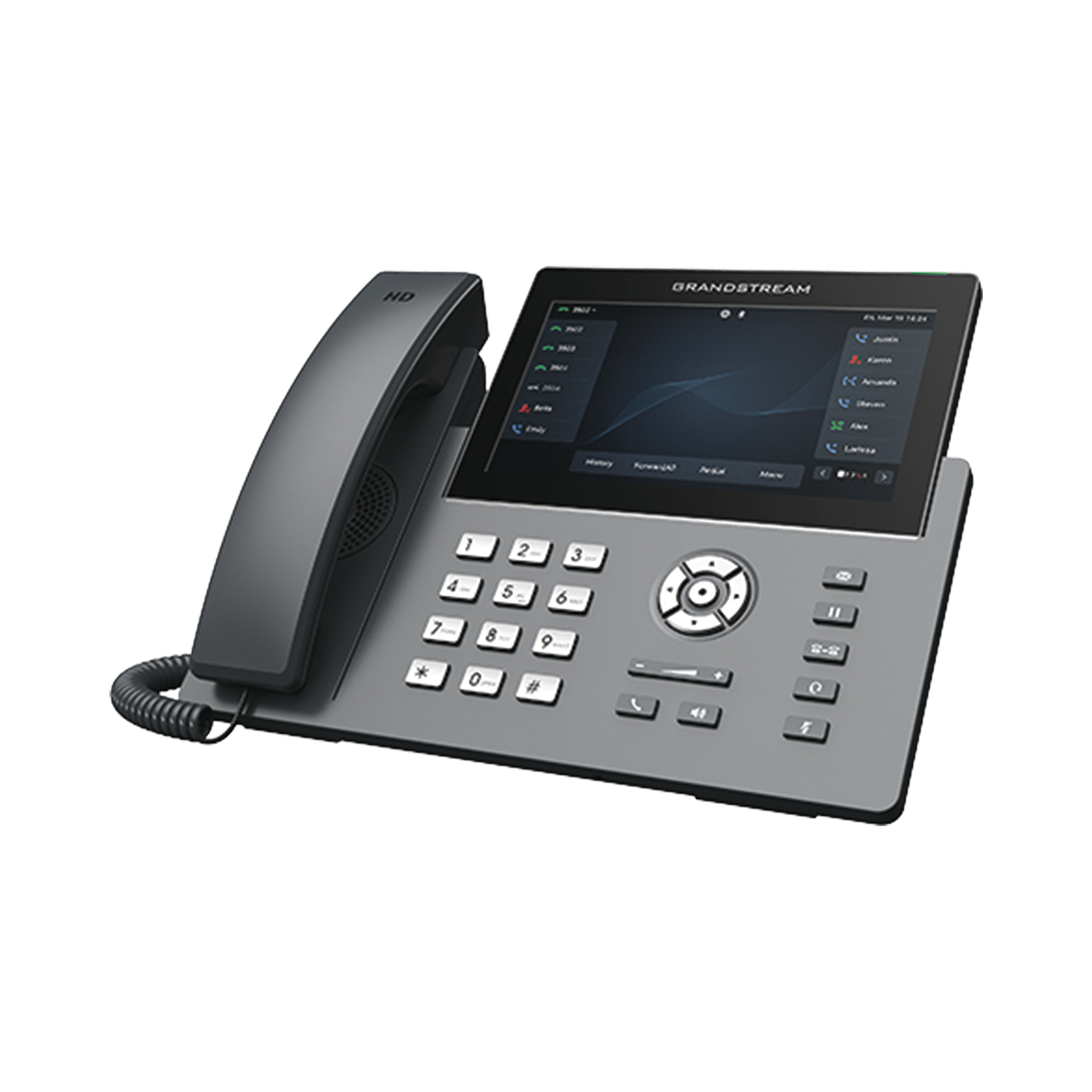 Teléfono IP Wi-Fi, Grado Operador, 12 líneas SIP con 6 cuentas ...