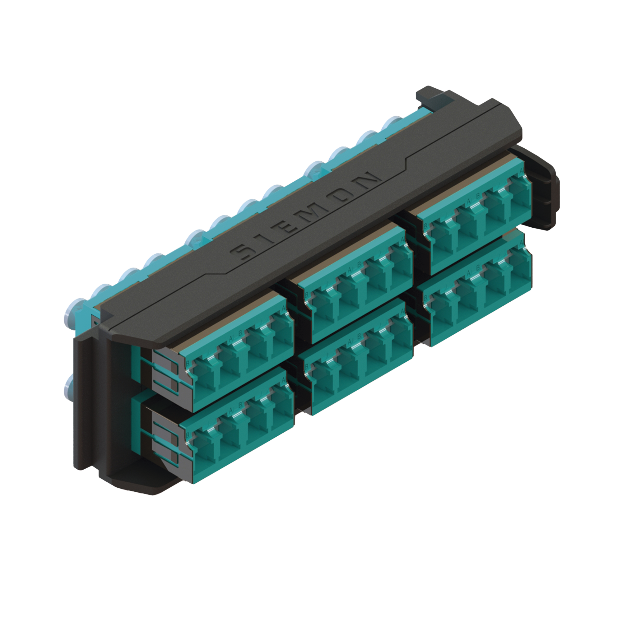 PLACA ACOPLADORA LIGHTVERSE, 6 CONECTORES DÚPLEX LC/UPC \"SHUTTERED ...