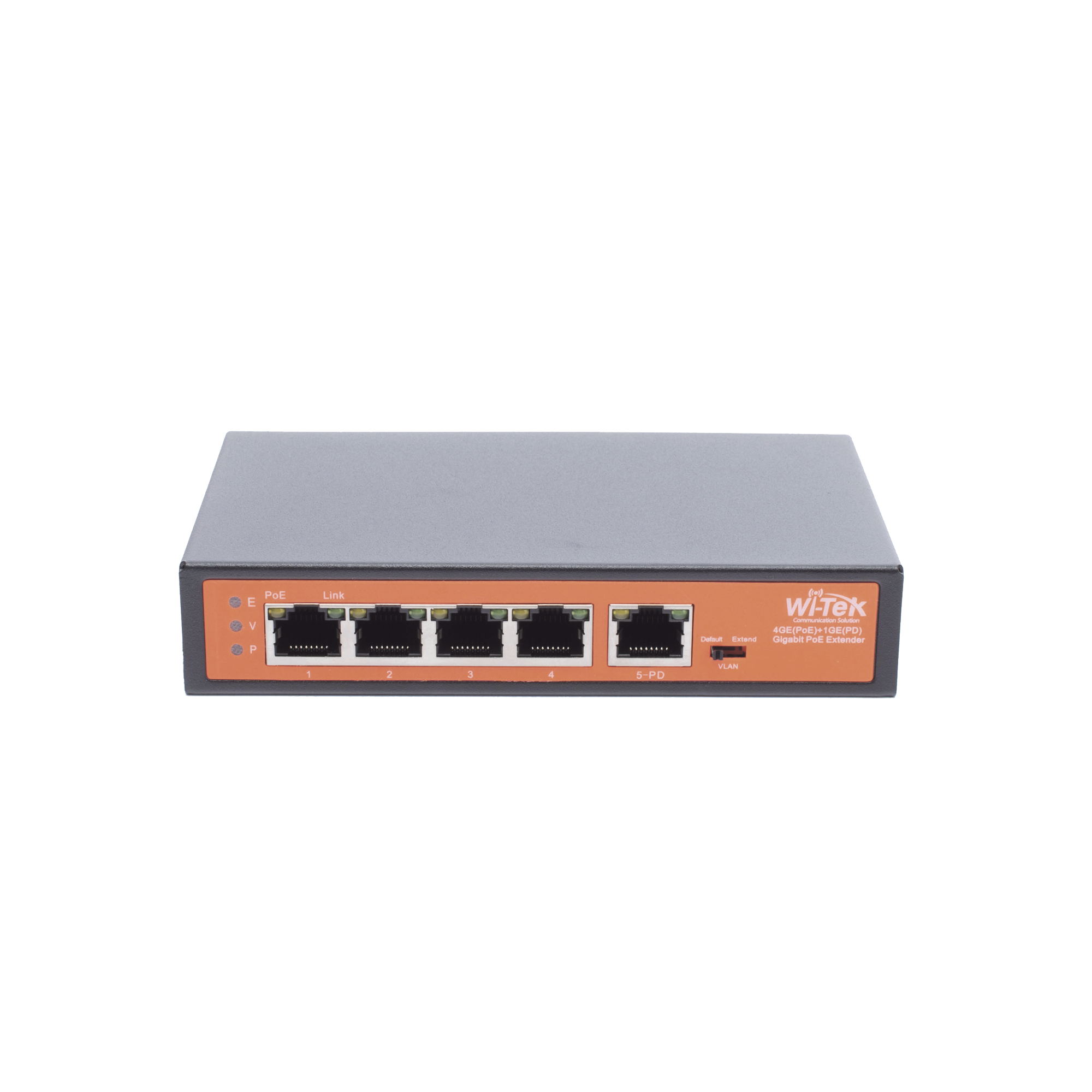 Extensor PoE / Entrada hasta 90 W / 4 puertos Gigabit PoE salida 802.3 ...