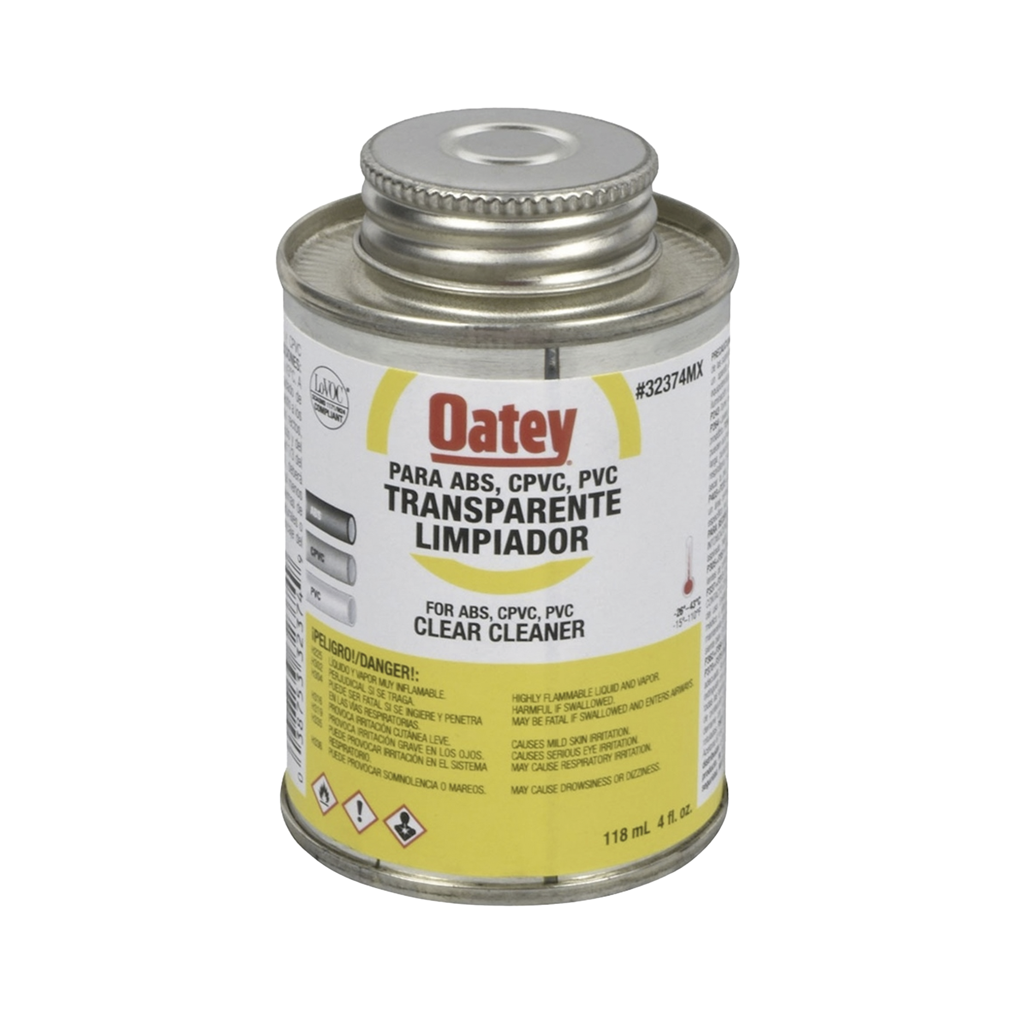 Limpiador de 946 ml ( 32 oz) para Tubo Conduit PVC, CPVC y ABS. ATUP-32-LI