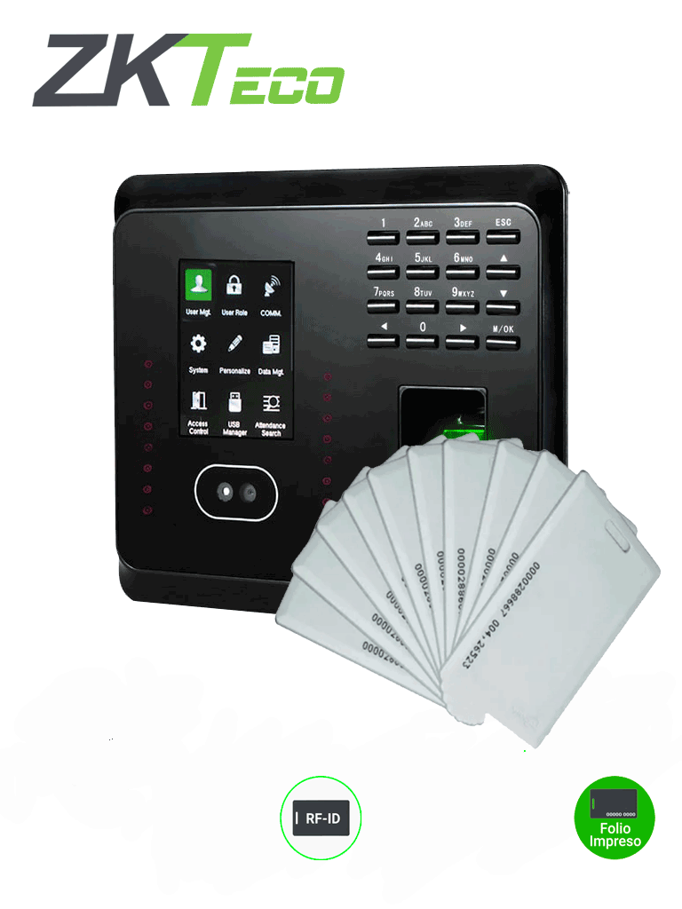 ZKTECO MB360IDP- Paquete de Control de Acceso y Asistencia MB360ID con ...