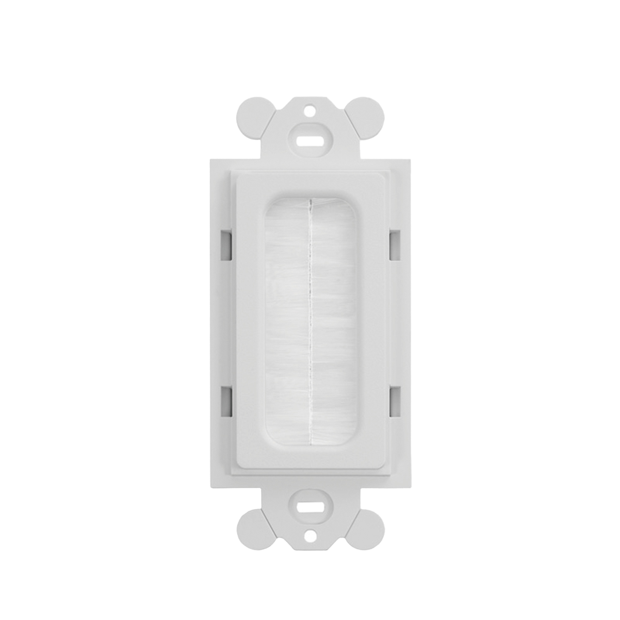 Placa de Pared Pasacables Tipo Cepillo, Estándar GFCI, Material ABS ...