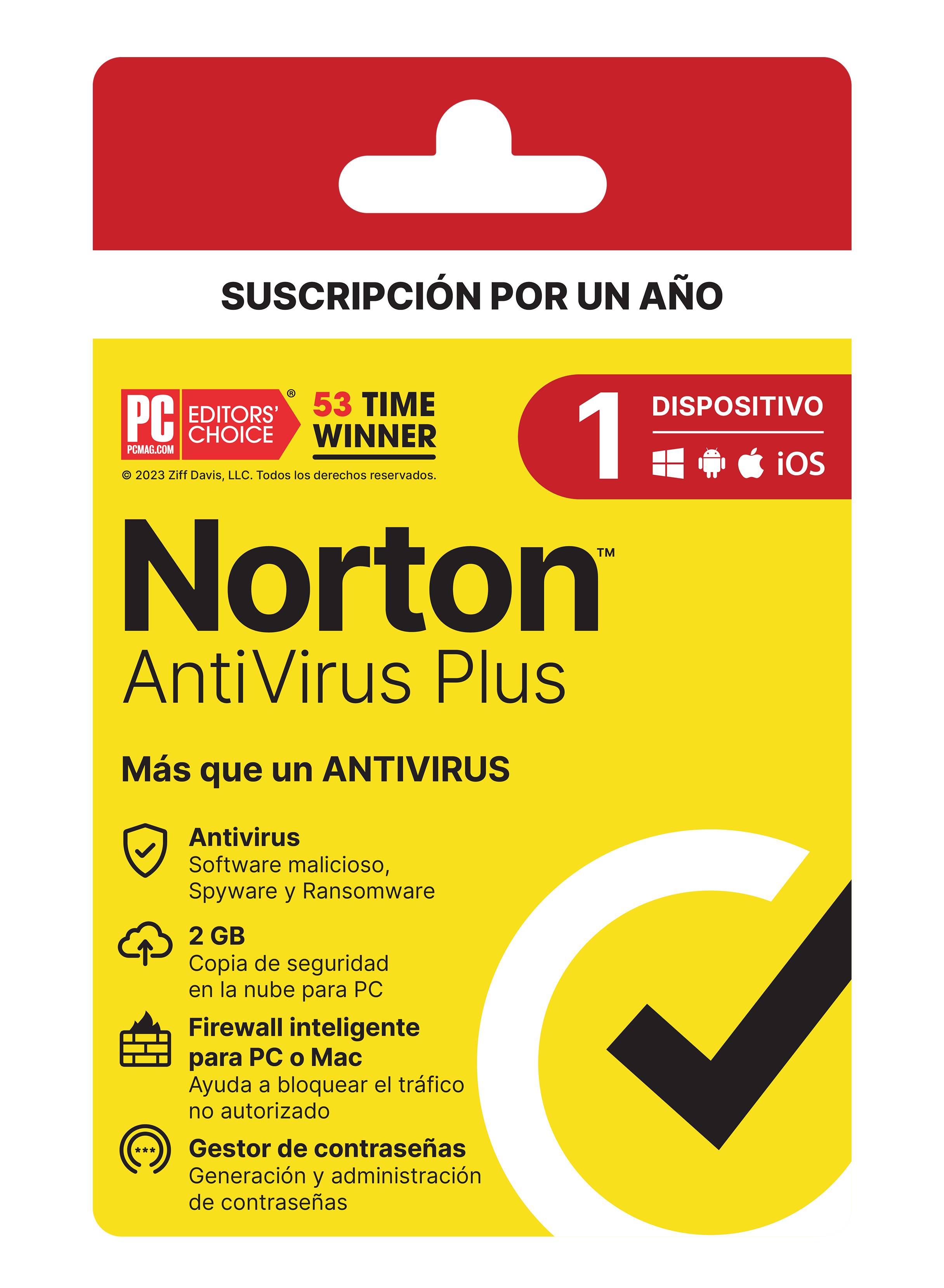 NORTON ANTIVIRUS PLUS 1D 1A 21443389