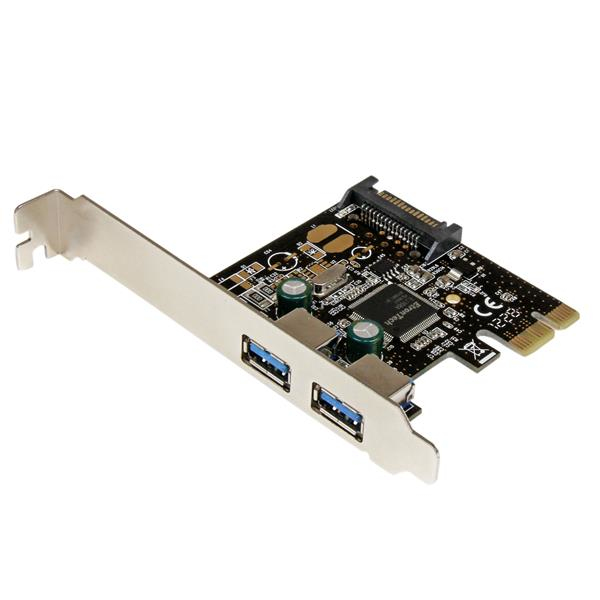 Tarjeta Pci Express 2 Puertos Usb 3.0 Con Alimentacion Sata Hub PEXUSB3S23