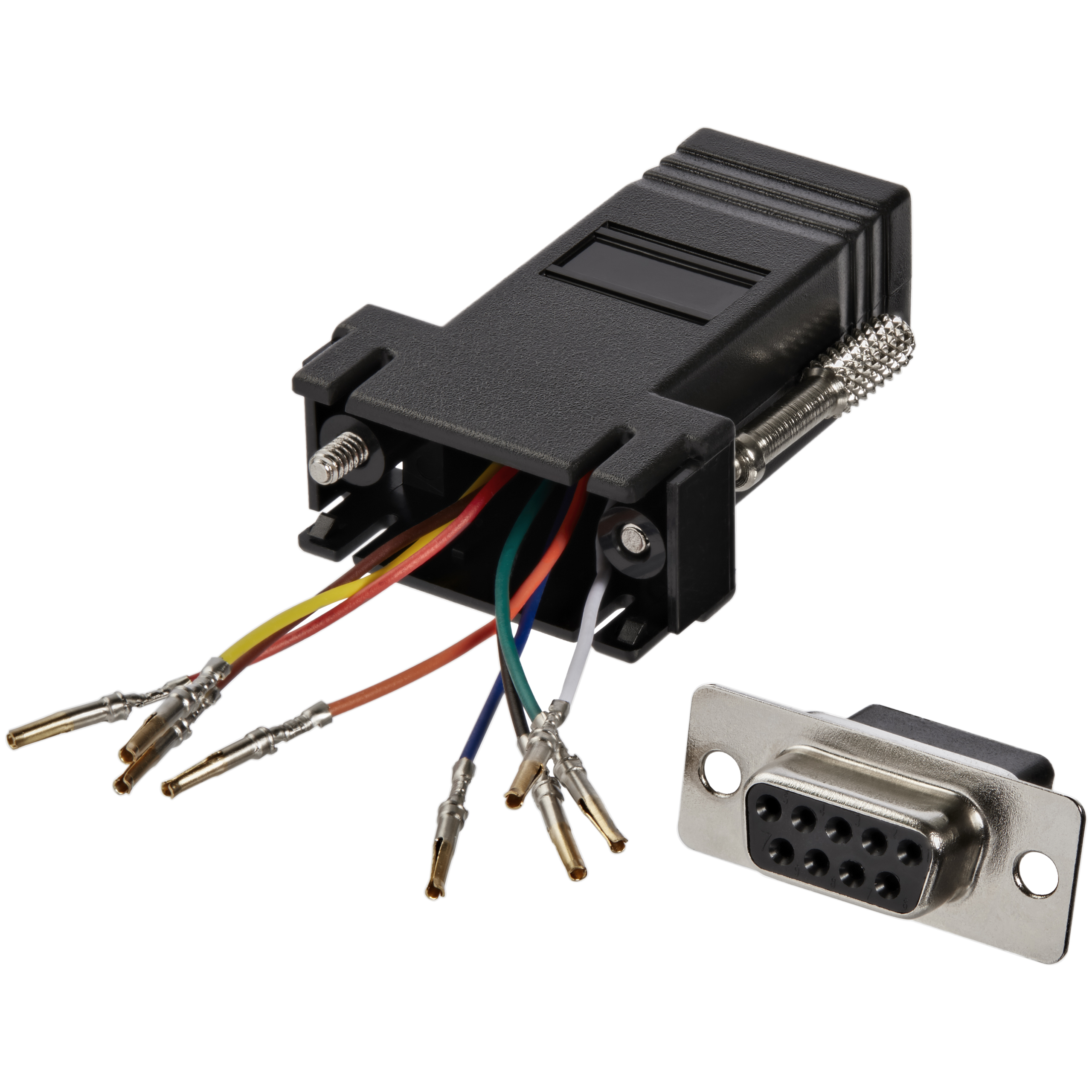Adaptador modular StarTech.com - DB9, RJ-45, Hembra/hembra
