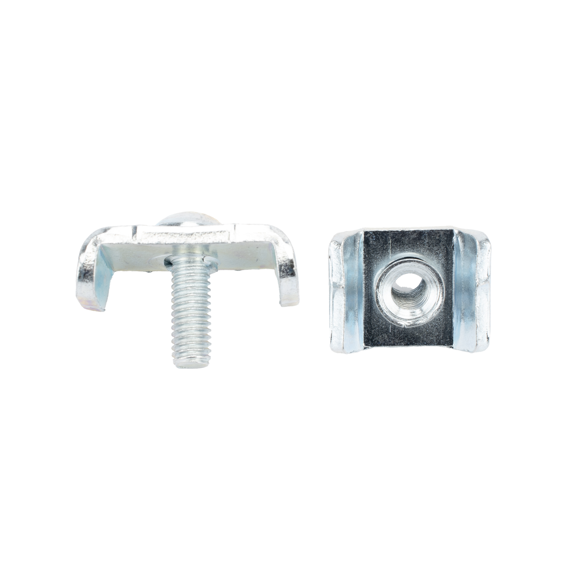 Kit 1 con Nuevo Diseño Para Unir Tramos de Charolas Con acabado Electro Zinc (2 Piezas) MG-51 ...