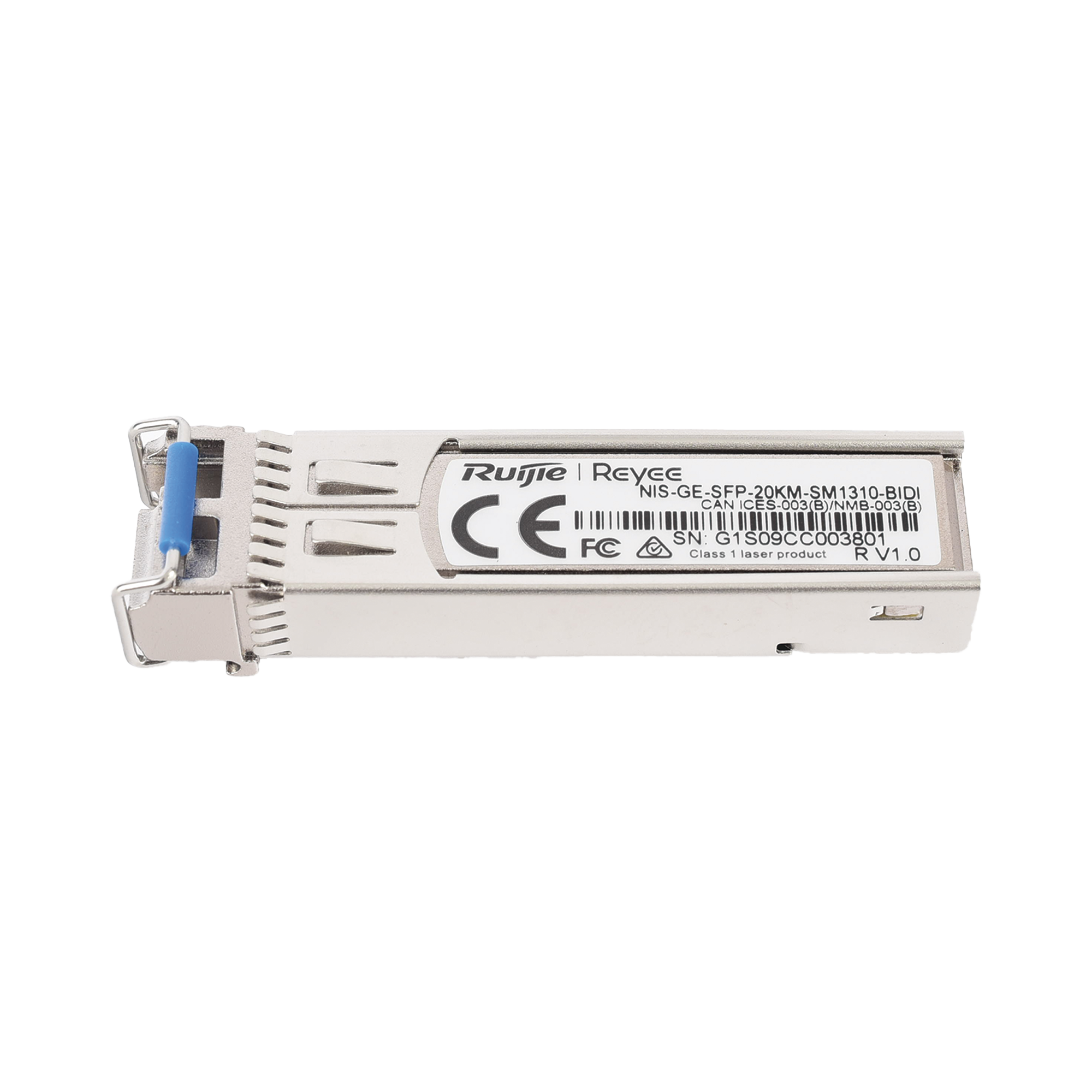 Transceptor Industrial BIDI Monomodo SFP 1G (Lado A), hasta 20 Kilómetros, TX 1310 / RX 1550 ...