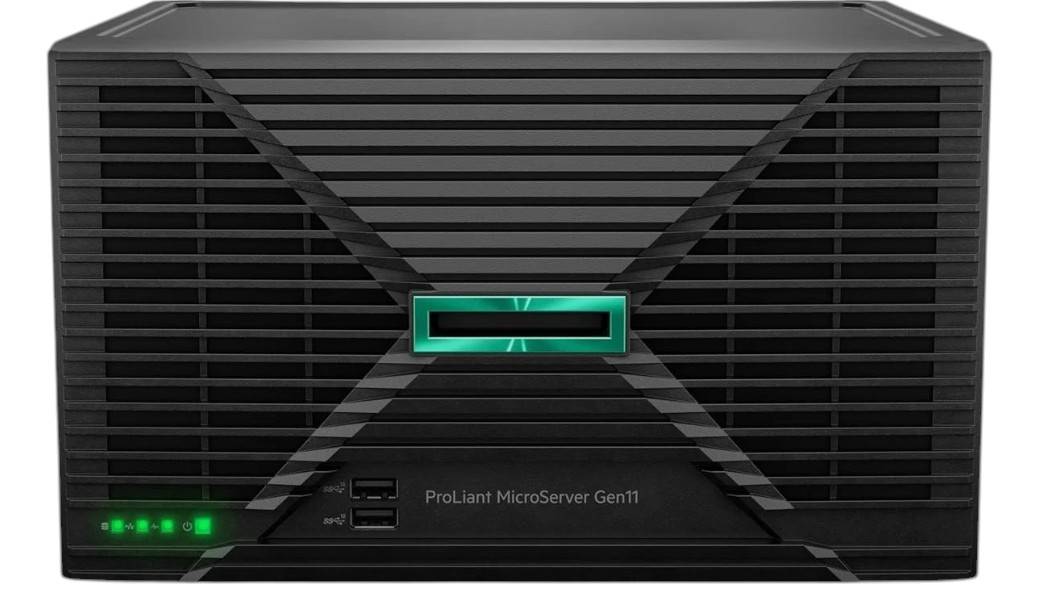 HPE ProLiant MicroServer G11 E-2434 24c 1x16GB-U 4LFF-NHP 2x1TB HDD ...