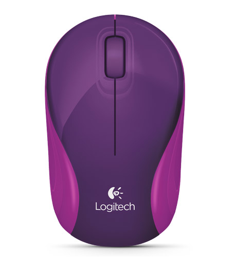 MOUSE LOGITECH M187 MINI INALAMBRICO PURPURA (910-004145)