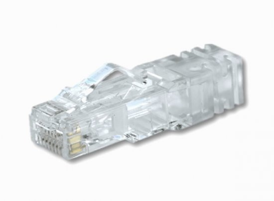 CONECTOR PLUG MODULAR PANDUIT 8 POSICIONES, 8 CABLES, P/USO UTP 24 AWG ...