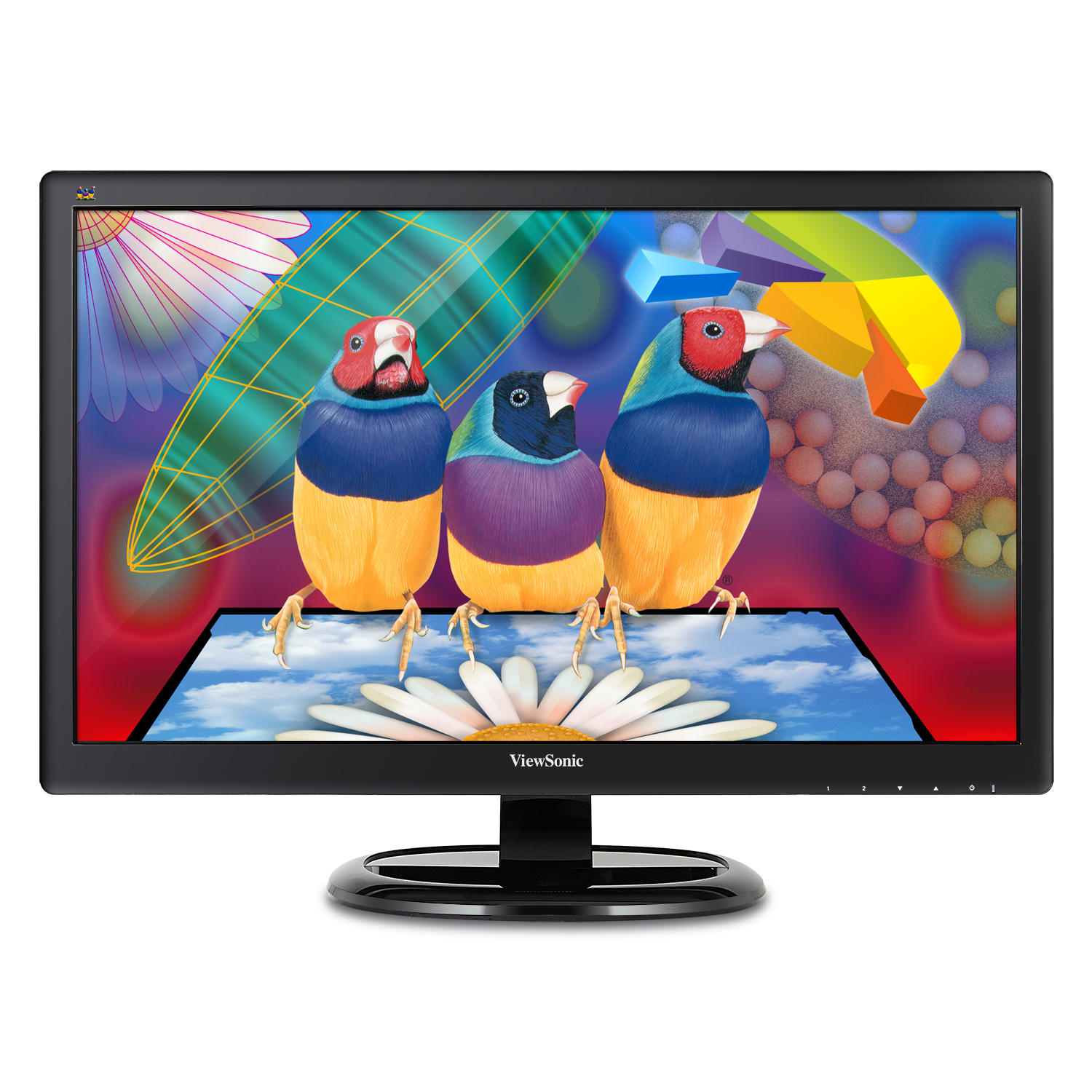 Monitor Viewsonic Led 22 1920x1080 6.5 Ms Vga Hdmi Negro