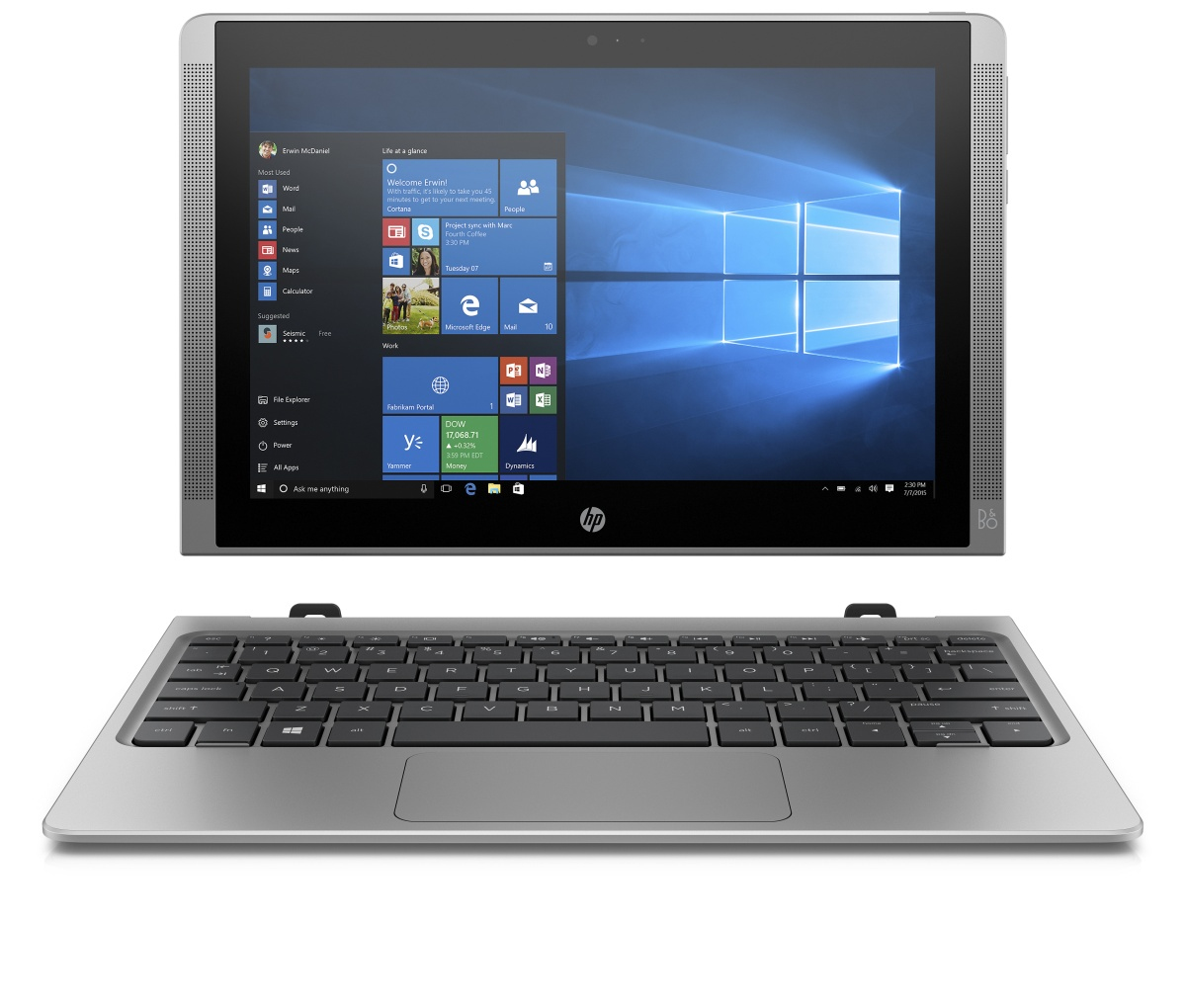 LAPTOP HP NOTEBOOK x2 210 G1 10.1" ATOM-Z8300 32GB,2GB W10H T4L98LTBIT