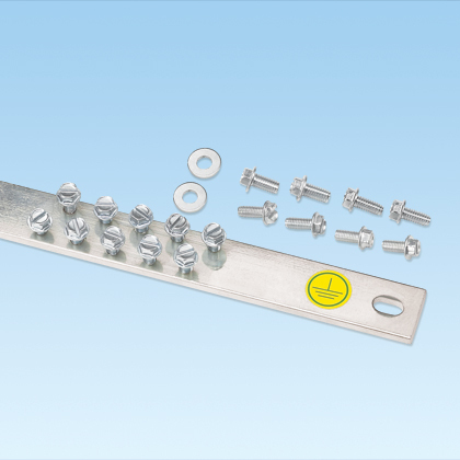 Barra de conexión a tierra, para rack de 19\" con 20 orificios RGRB19U