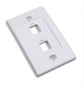 TAPA (FACEPLATE) 2 PERFORACION BLANCO 163293