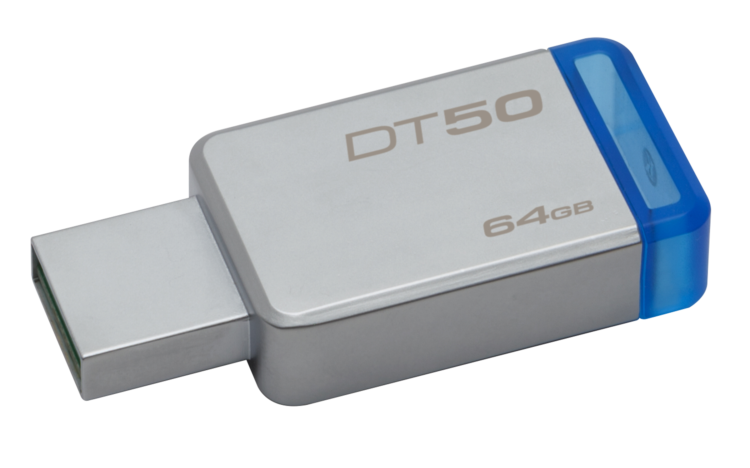 MEMORIA KINGSTON 64GB USB 3.0 DATATRAVELER 50 AZUL DT50/64GB
