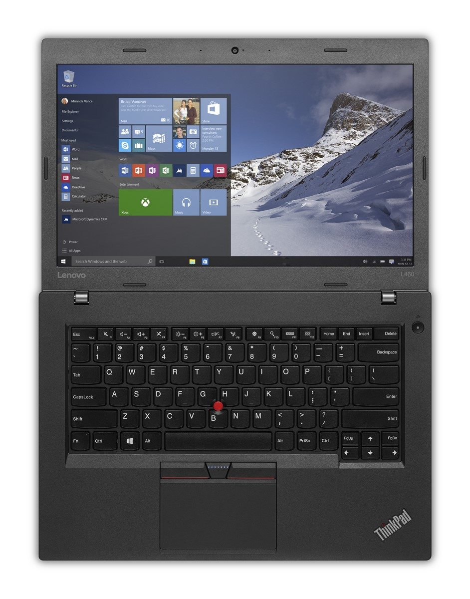 LAPTOP LENOVO THINK L460(20FVA09500)CI5 6200U,4GB,500GB,14",W10P
