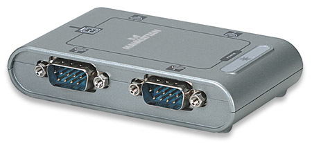 CONVERTIDOR USB A SERIAL (DB9M) MANHATTAN . CONECTA HASTA CUATRO ...