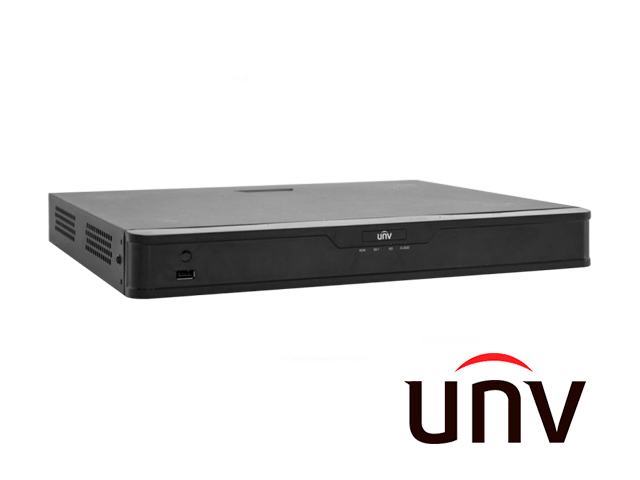 NVR 16CH 16-POE UNV NVR302-16E-P16 H.265 4K 160MBPS