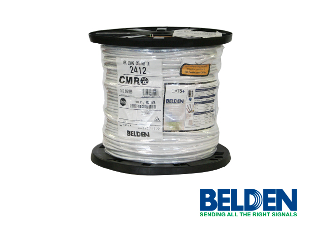 CABLE UTP BELDEN 2412 009A1000 CAT6 CAL.23 AWG RISER BLANCO