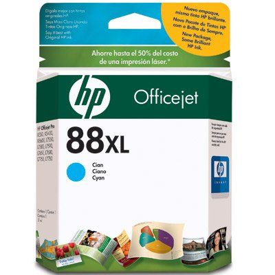 HP 88 LARGE CYAN INK CARTRIDGE C9391AL C9391AL