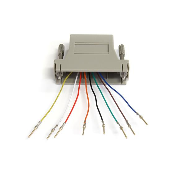 StarTech.com Adaptador Modular Serial DB25 Macho - RJ45 Hembra, Gris