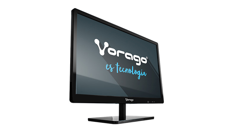 MONITOR VORAGO LED-W19-201 19.5 WIDE NEGRO HDMI LED-W19-201-V2