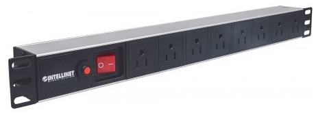 PDU BARRA MULTICONTACTO 8 CONTACTOS INTERRUPTOR SUPRESOR RACK 713993