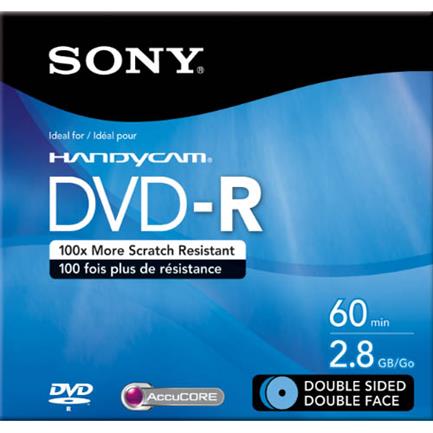 MINI DVD SONY R 2.8GB 4X 60 MIN DMR60DR1HM// MX