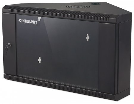 GABINETE RACK CERRADO 19" 6U MONTAJE PARED ESQUINA 600X430 60KG 714624