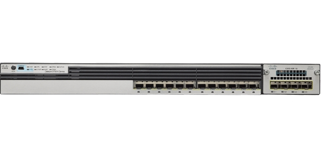 SWITCH CISCO ETHERNET CATALYST 3850 IP BASE, 12 PUERTOS SFP, 68 GBIT/S, 32.000 ENTRADAS ...
