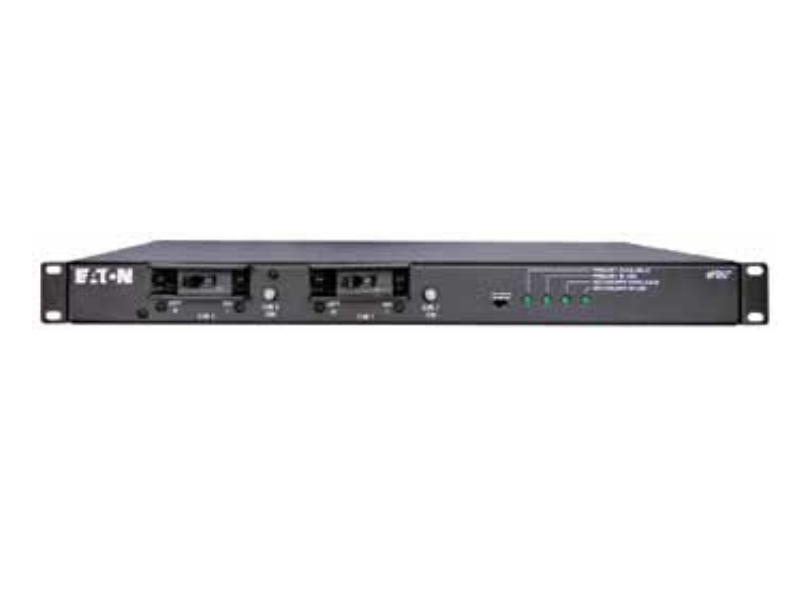 ATS (AUTOMATIC TRANSFER SWITCH) RACK PDU EATON 1U HORIZONTAL 4.99 KW ...